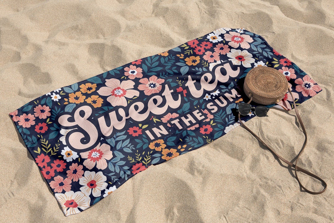 Taylor Swiftie Merch TS Eras Beach Towel Sweet Tea in the - Etsy