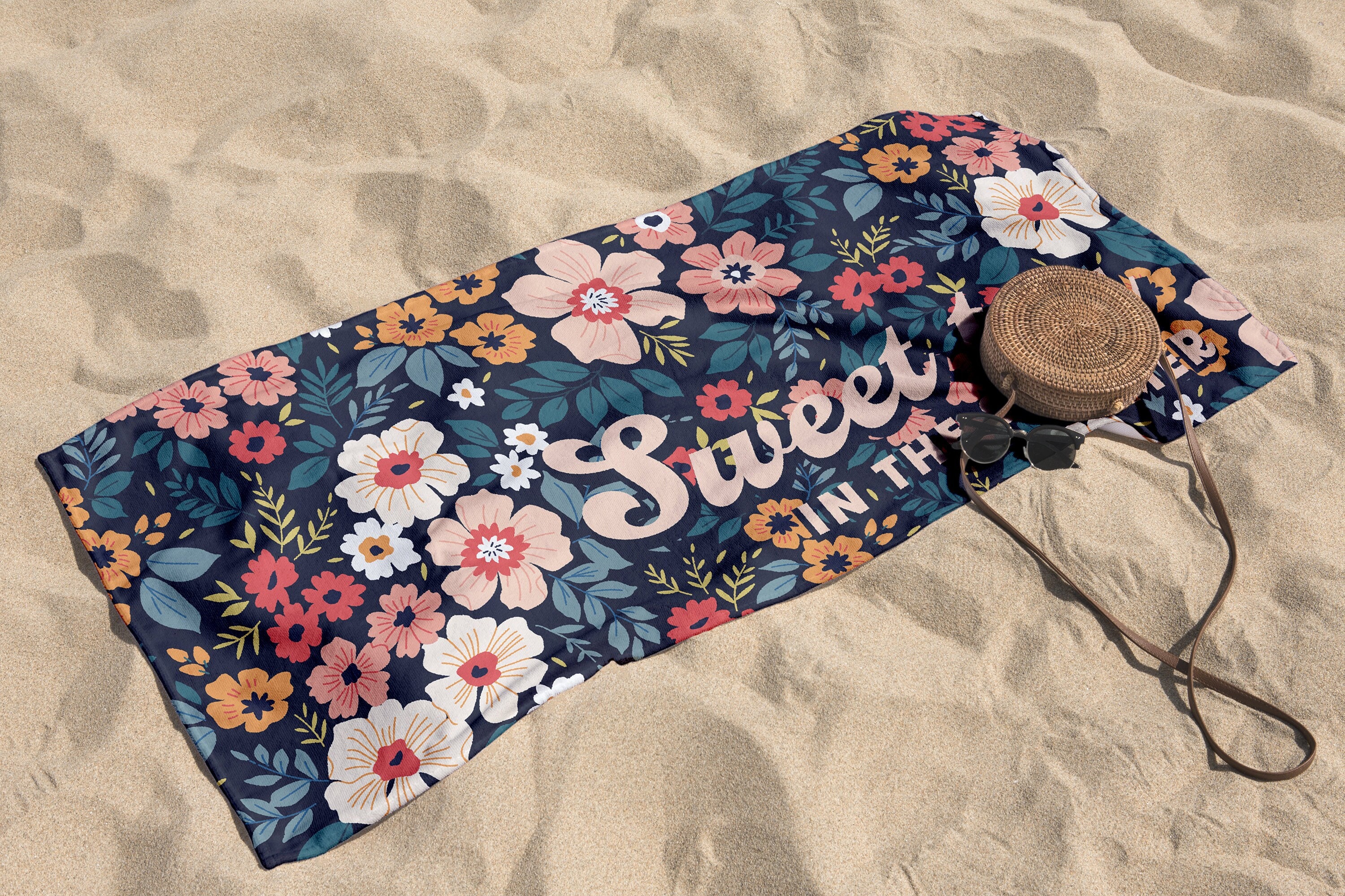 Taylor Swiftie Merch TS Eras Beach Towel Folklore Sweet Tea in the ...