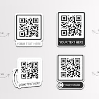 Google Review Stickers With QR Code Personalized, Custom Design ...