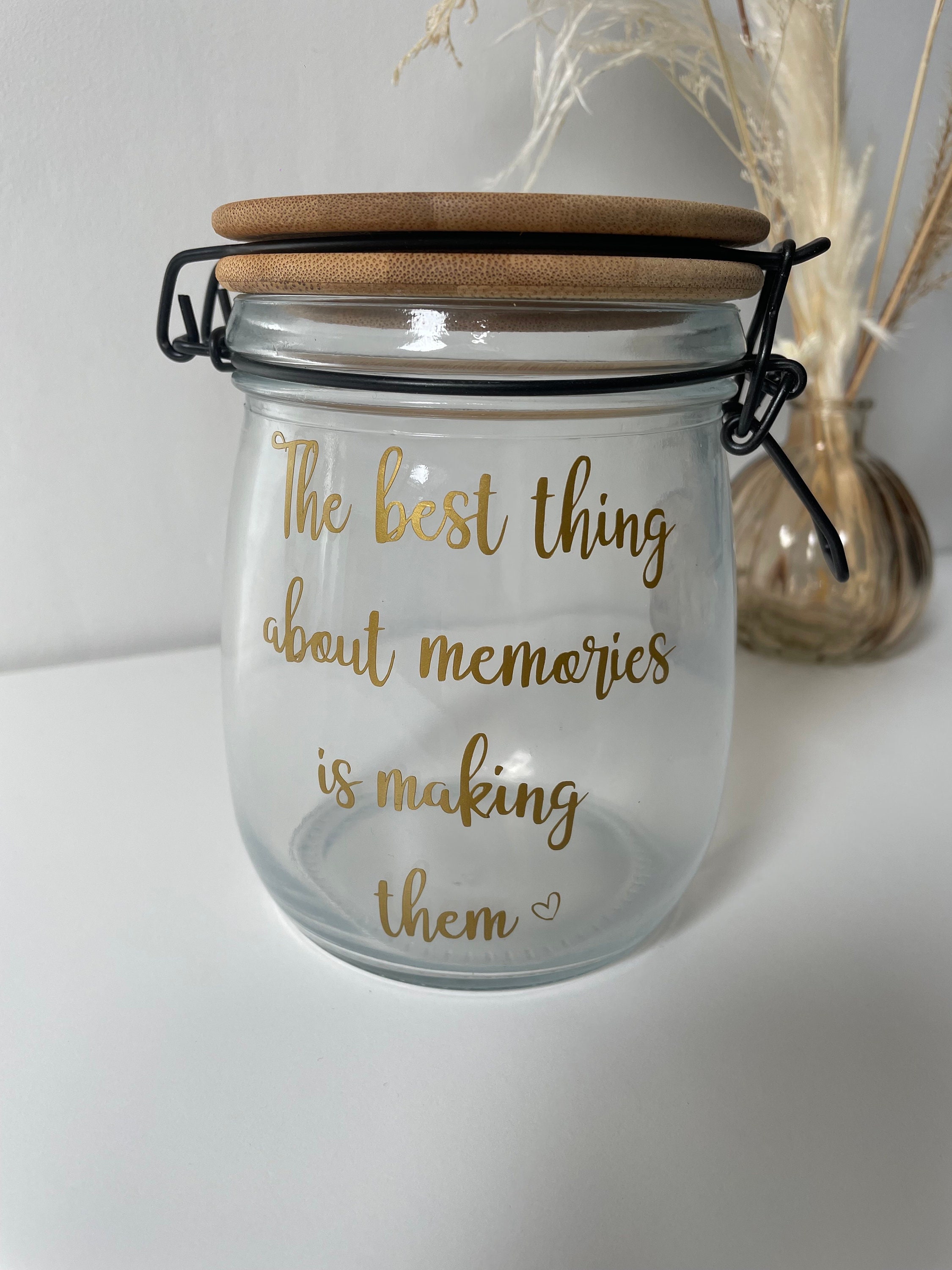 Personalised Memory Jar, Gift, Wedding, Birthday, Anniversary ...