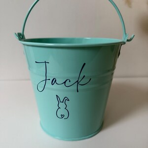 Personalised Easter Bucket, Easter Basket, Easter Gift, Easter Egg Hunt ...