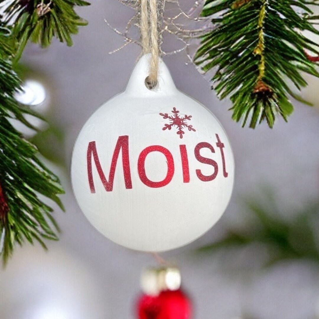 Sweary Christmas Bauble Moist Secret Santa Present Rude - Etsy UK