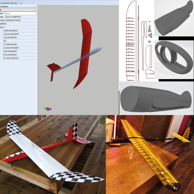 5 Different Model Airplane Designs to Build - Etsy