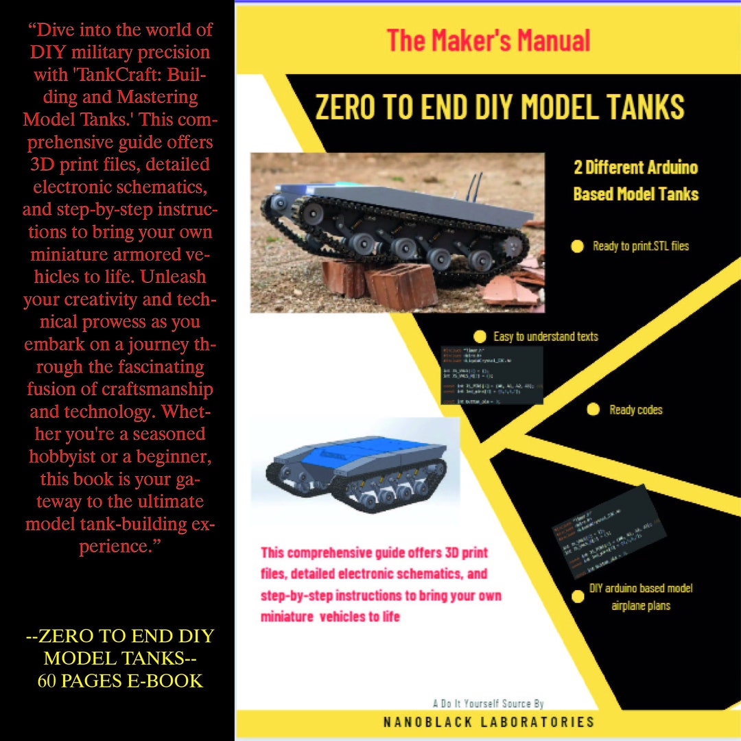 From Zero to End Arduino Model Tank: A DIY Guide Includes 3D Print ...