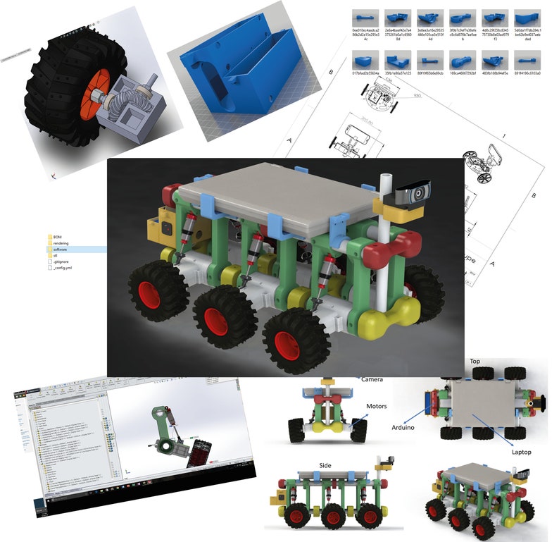 Self Drive, Autonomous Robot DIY Plans, .STL Files and Codes - Etsy ...