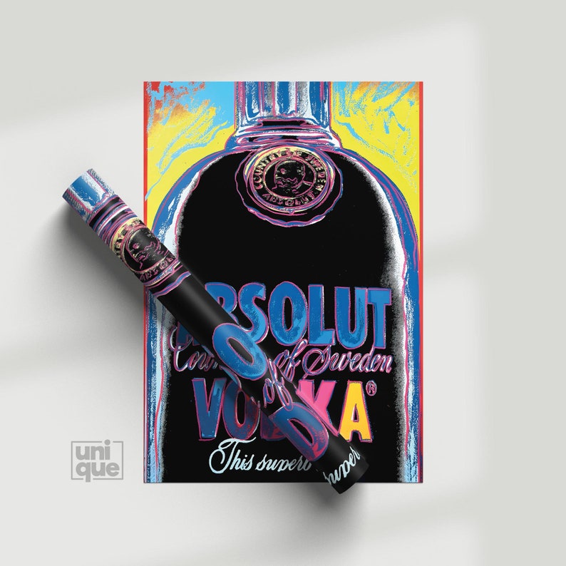 Andy Warhol Art Print Absolut Vodka Poster Pop Art Print - Etsy