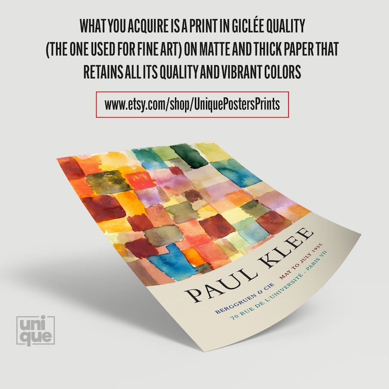 Paul Klee Art Print Colorful Poster Cubism Art Paul Klee - Etsy