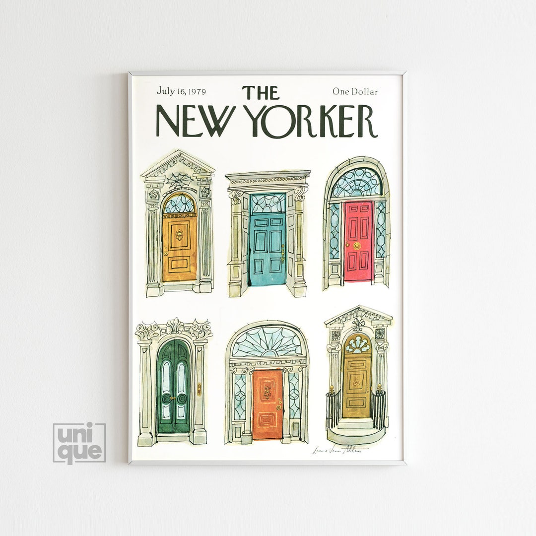 New Yorker Magazine Poster July 16, 1979 Aesthetic Room Decor Vintage ...