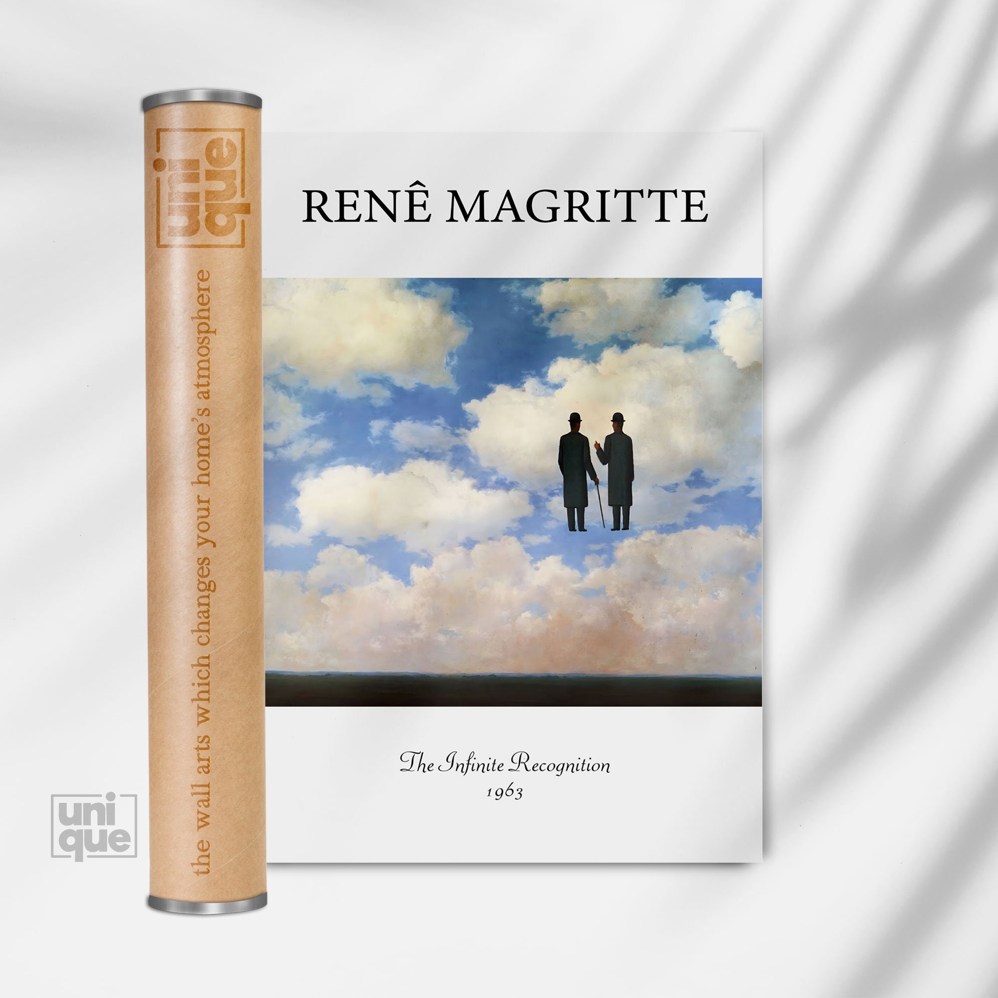 Rene Magritte Poster the Infinite Recognition Home Wall Decor Surreal ...