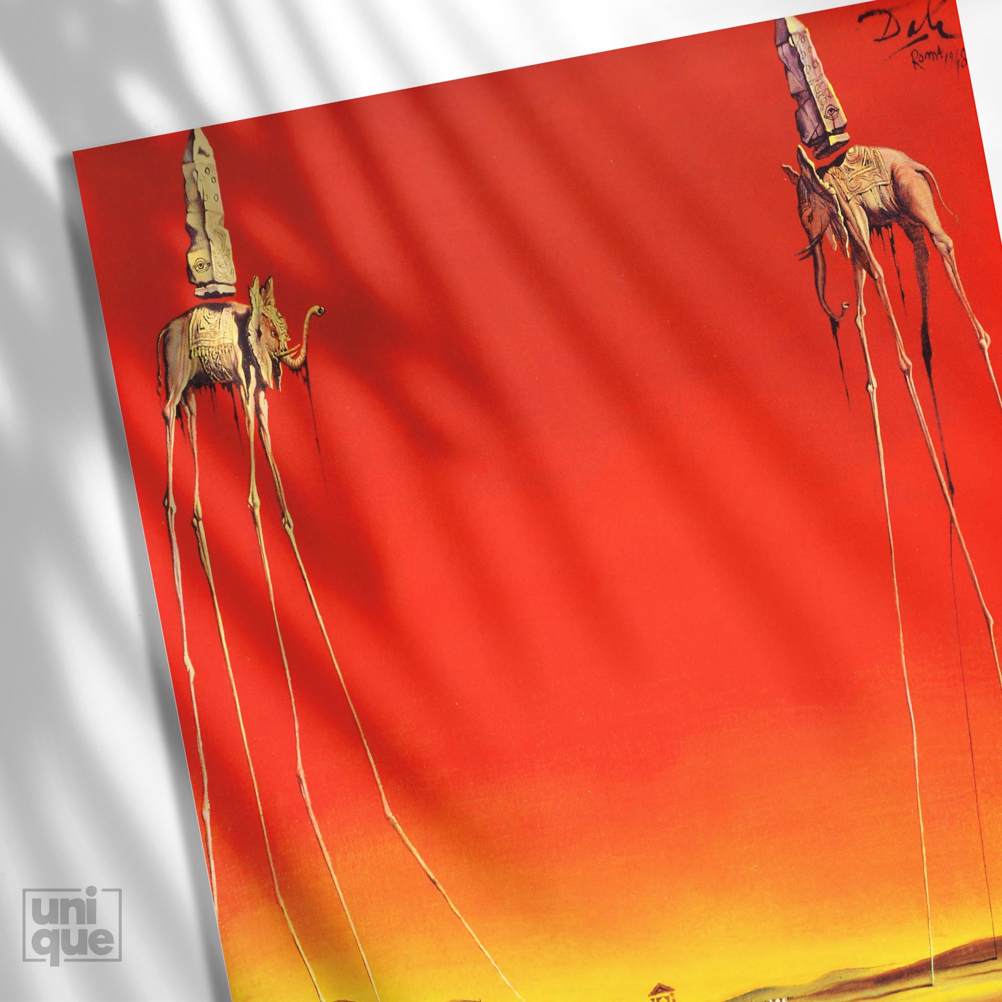 Salvador Dali Art the Elephants Home Wall Decor Surreal Poster Dali ...