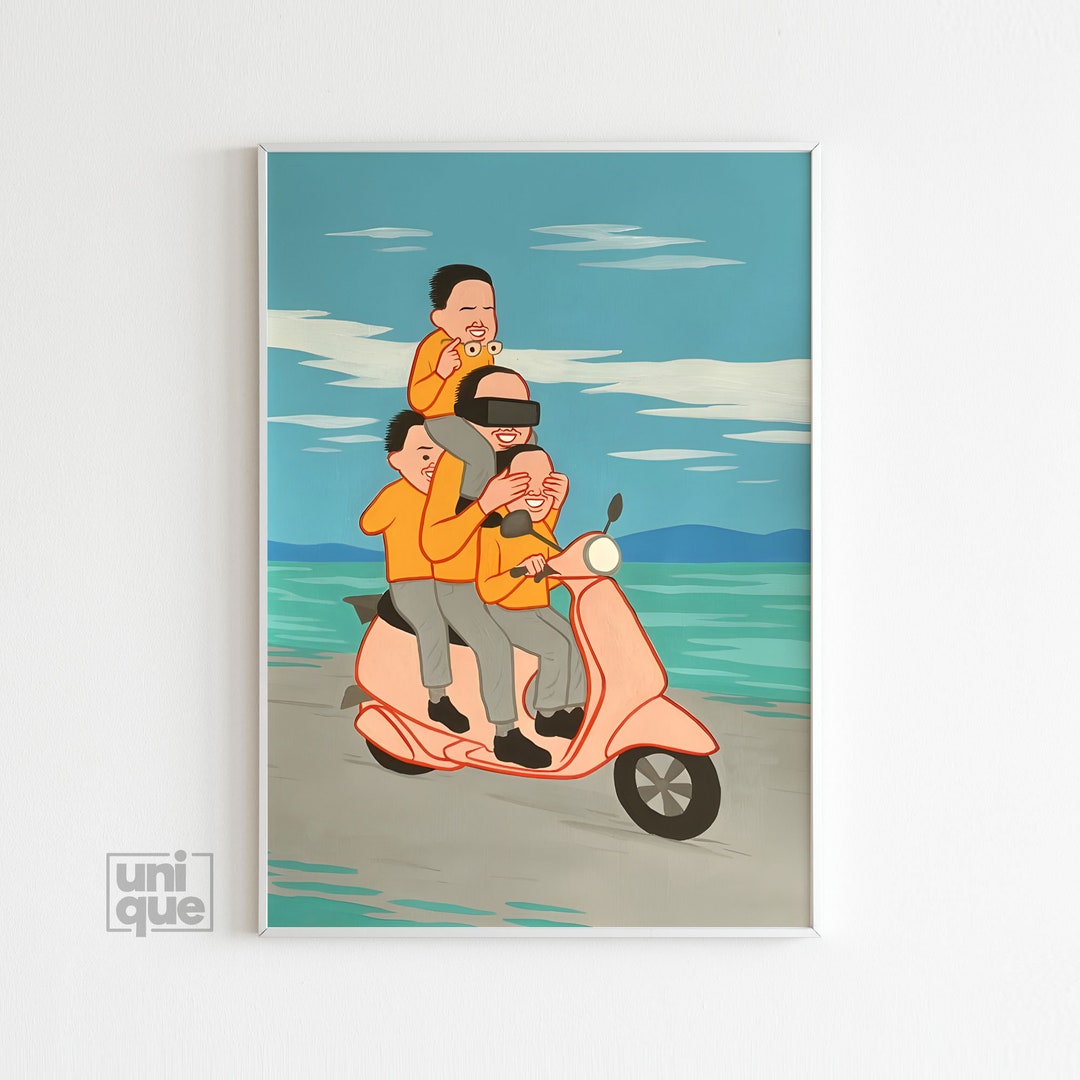 Joan Cornellà Exhibition Funny Cartoon Poster Living Room Decor Cartoon ...