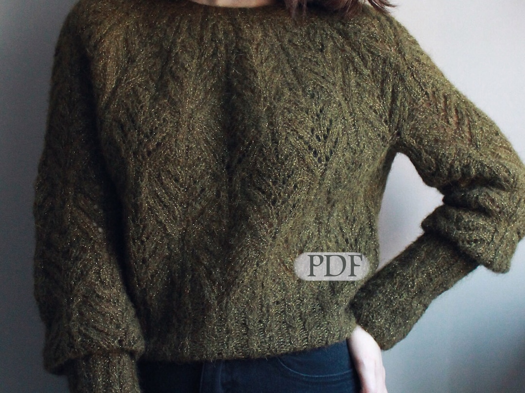 Driada Sweater|knitting Pattern (english) - Etsy