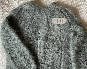 October Day Sweater Knitting Pattern english - Etsy