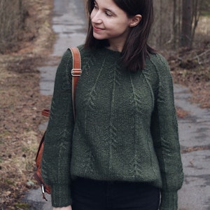 Forest Vibes Sweater|knitting Pattern (english) - Etsy