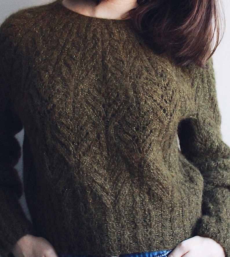Driada Sweater|knitting Pattern (english) - Etsy