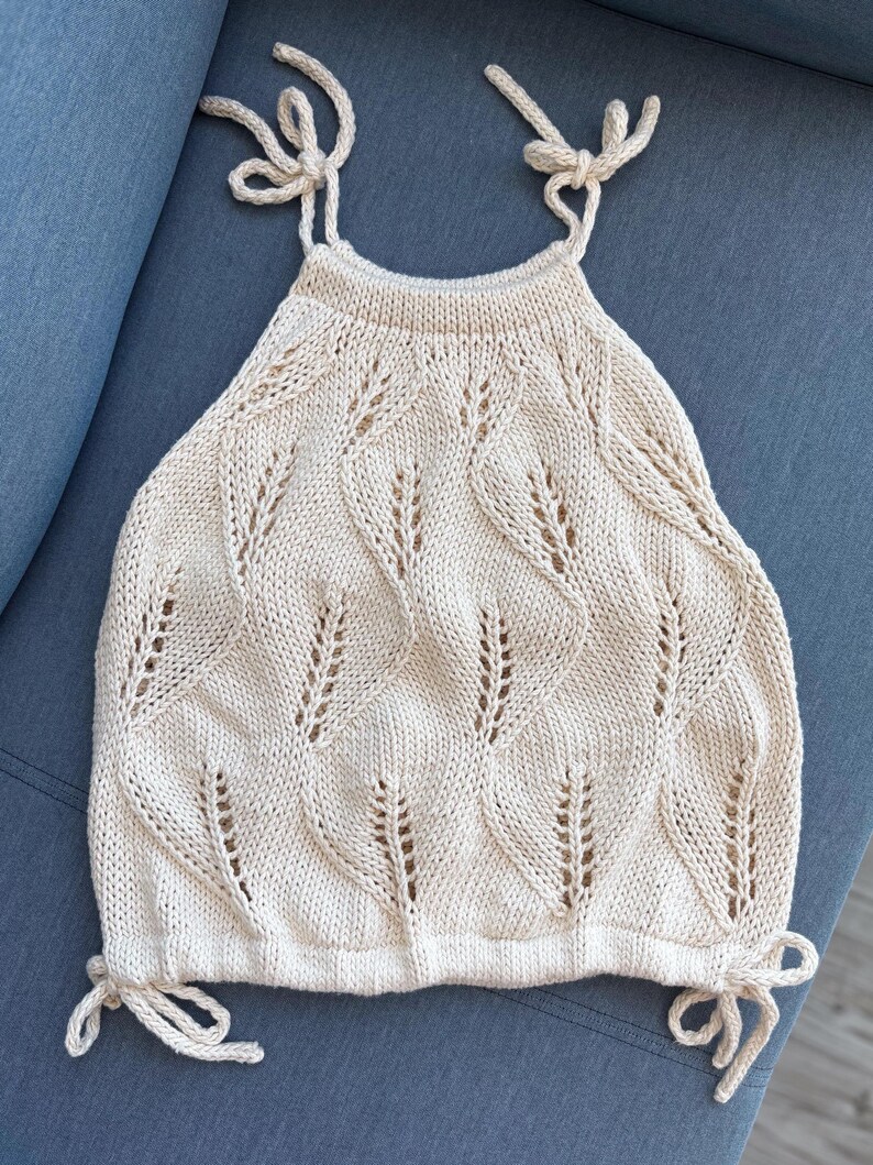 Teva Top|knitting Pattern in English - Etsy