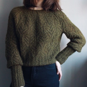Driada Sweater|knitting Pattern (english) - Etsy