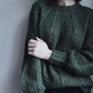 Forest Vibes Sweater|knitting Pattern (english) - Etsy