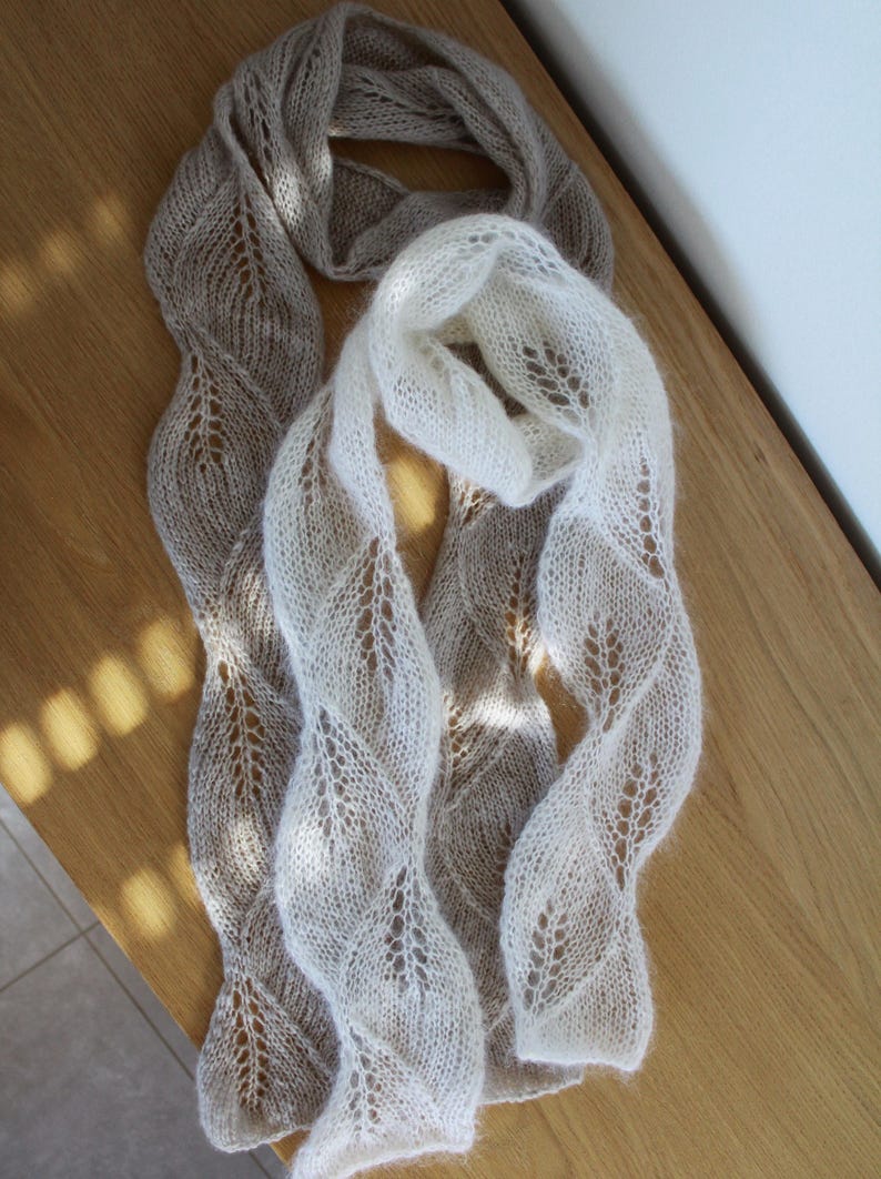 Netta Scarf | Pattern in English - Etsy