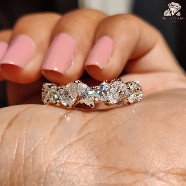 Multi Diamond Ring - Etsy