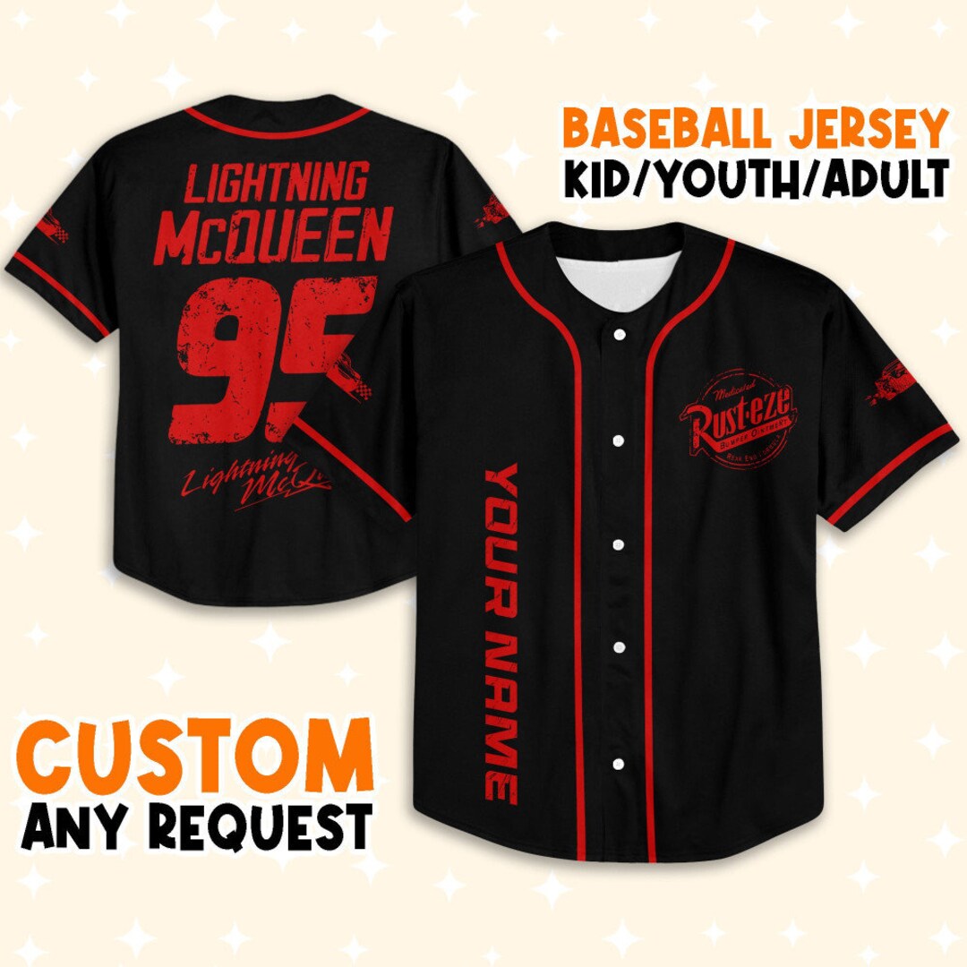 Personalize Cars Lightning Mcqueen Retro Rust-eze Symbol Red - Etsy