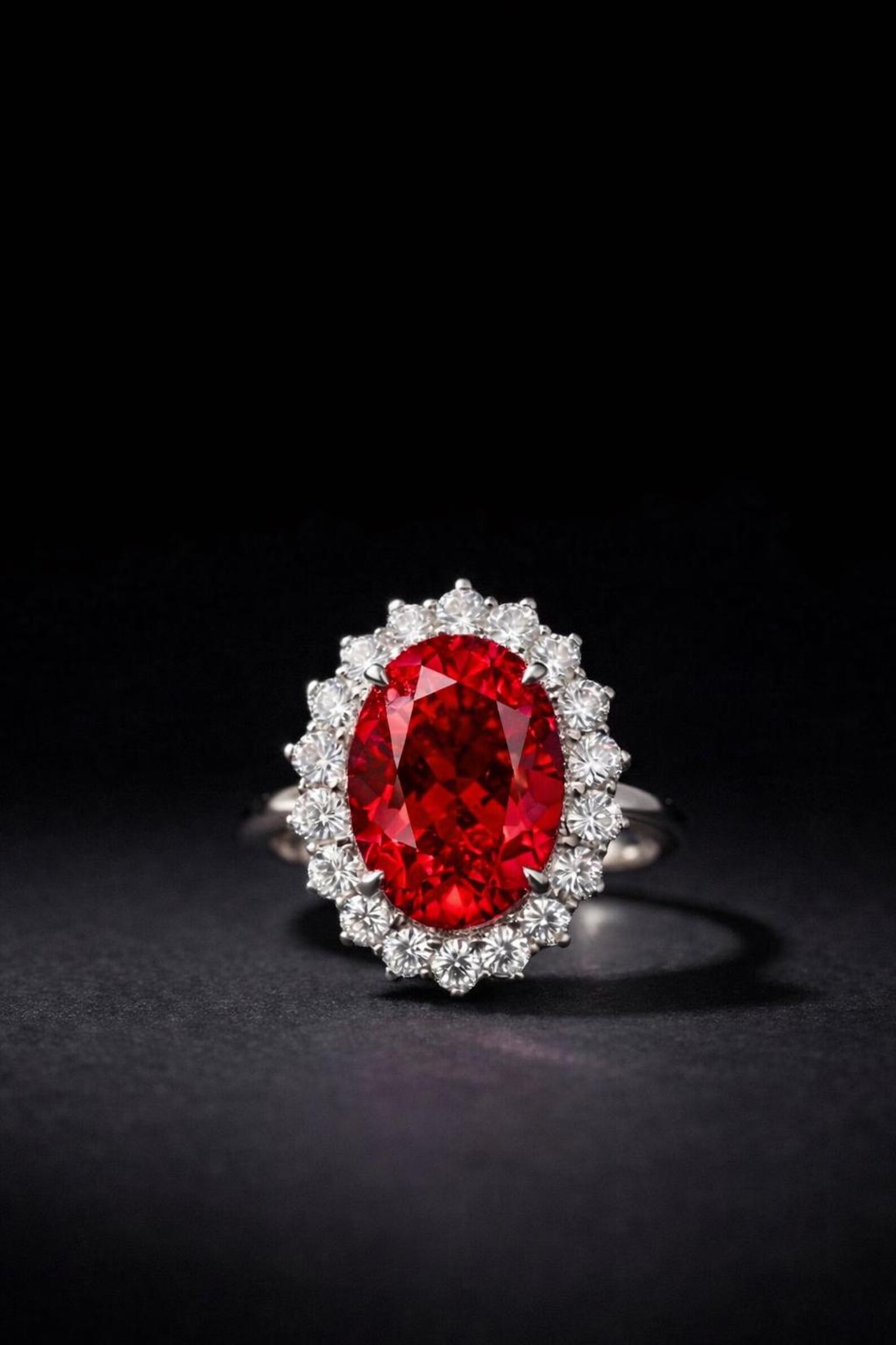 Mozambique Ruby Ring Red Ruby Ringss Wedding Silver Jewelry July ...