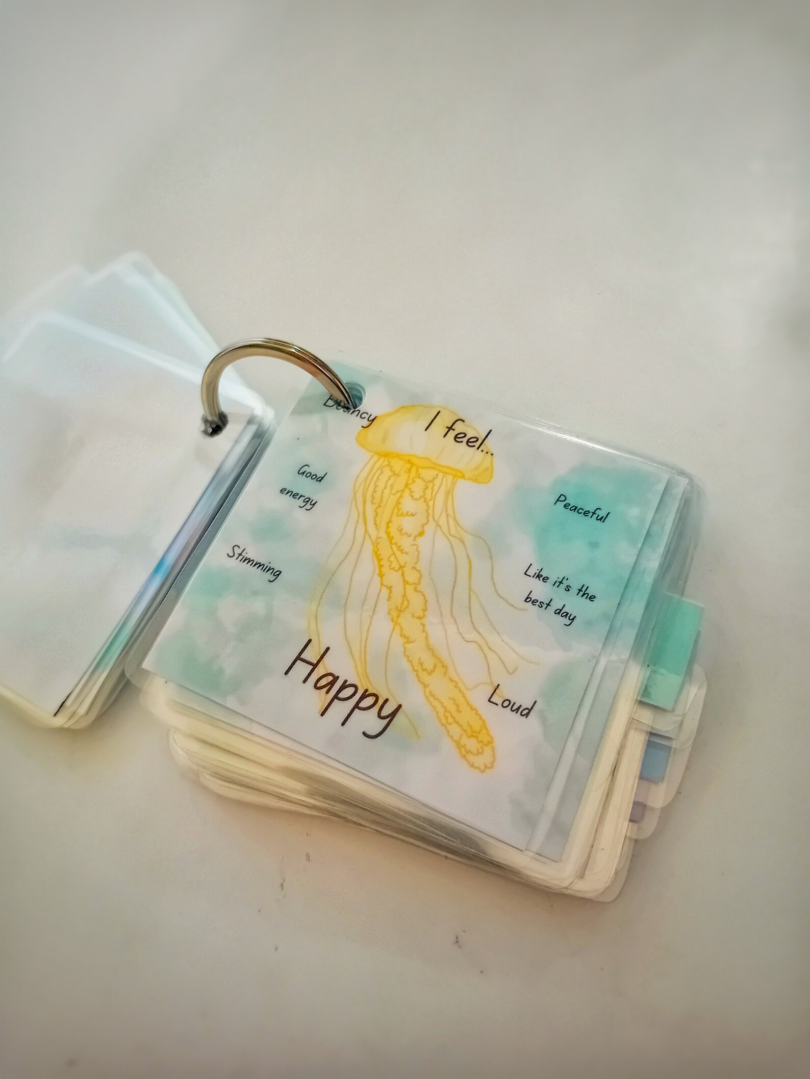 Jellyfish Emotions Flashcards/pecs/autism Flashcards/communication ...