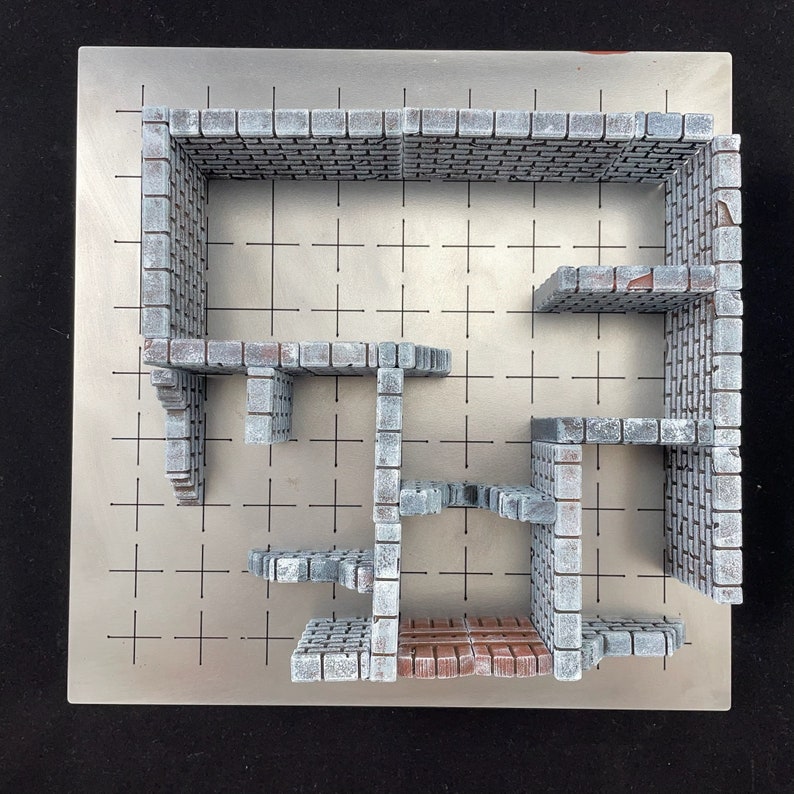 DND Modular Magnetic Terrain Next Level Stone Brick Texture - Etsy