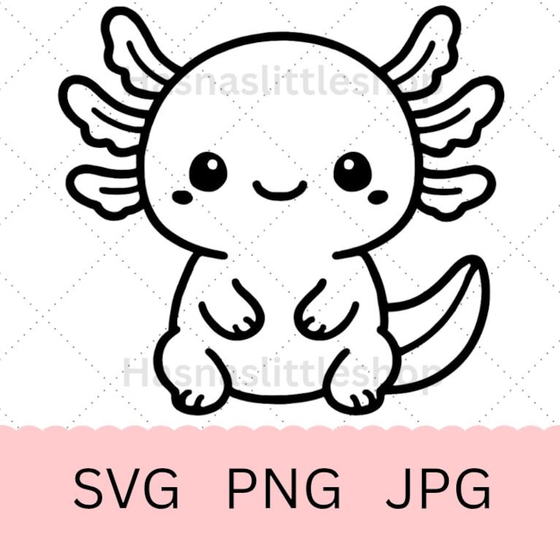 Axolotl Cricut Files - Etsy