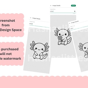 Axolotl Bundle SVG, Axolotl Outline, Cut File for Cricut, Axolotl PNG ...