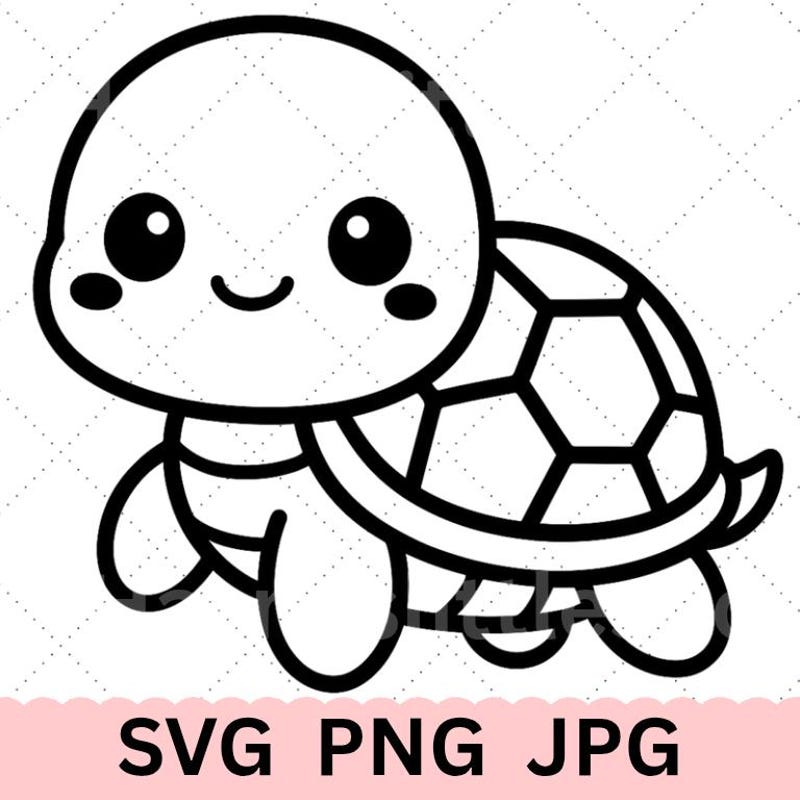 Kawaii Turtle - Etsy