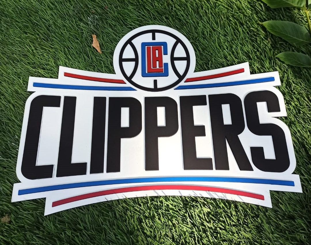 3D Los Angeles Clippers Team Logo. Wall Art Los Angeles - Etsy