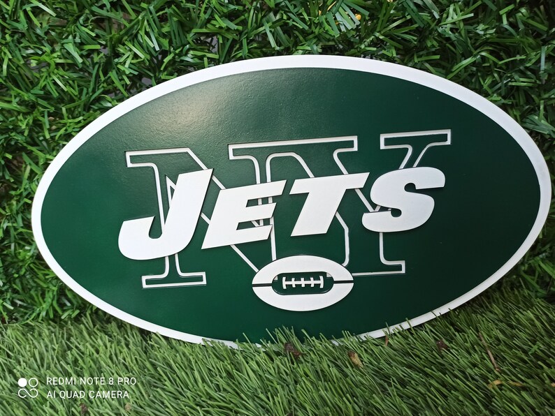 3D New York Jets Team Logo. Wall Art New York Jets. New York - Etsy