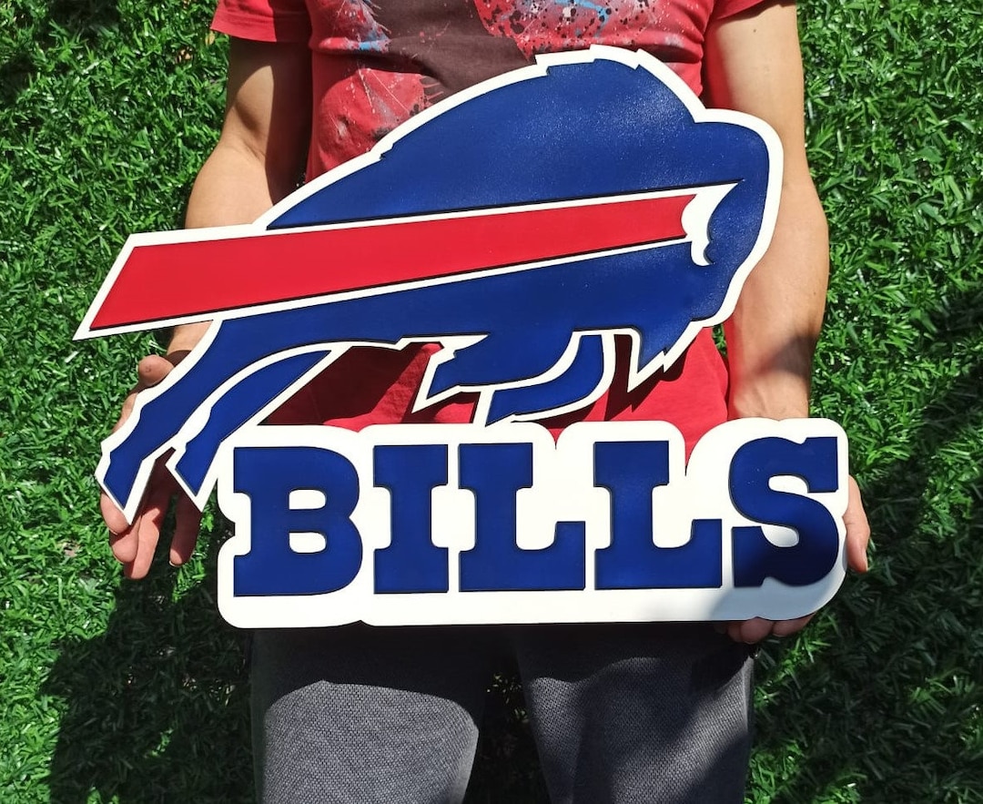 3D Buffalo Bills Team Logo. Wall Art Buffalo Bills. Buffalo Bills Decor ...