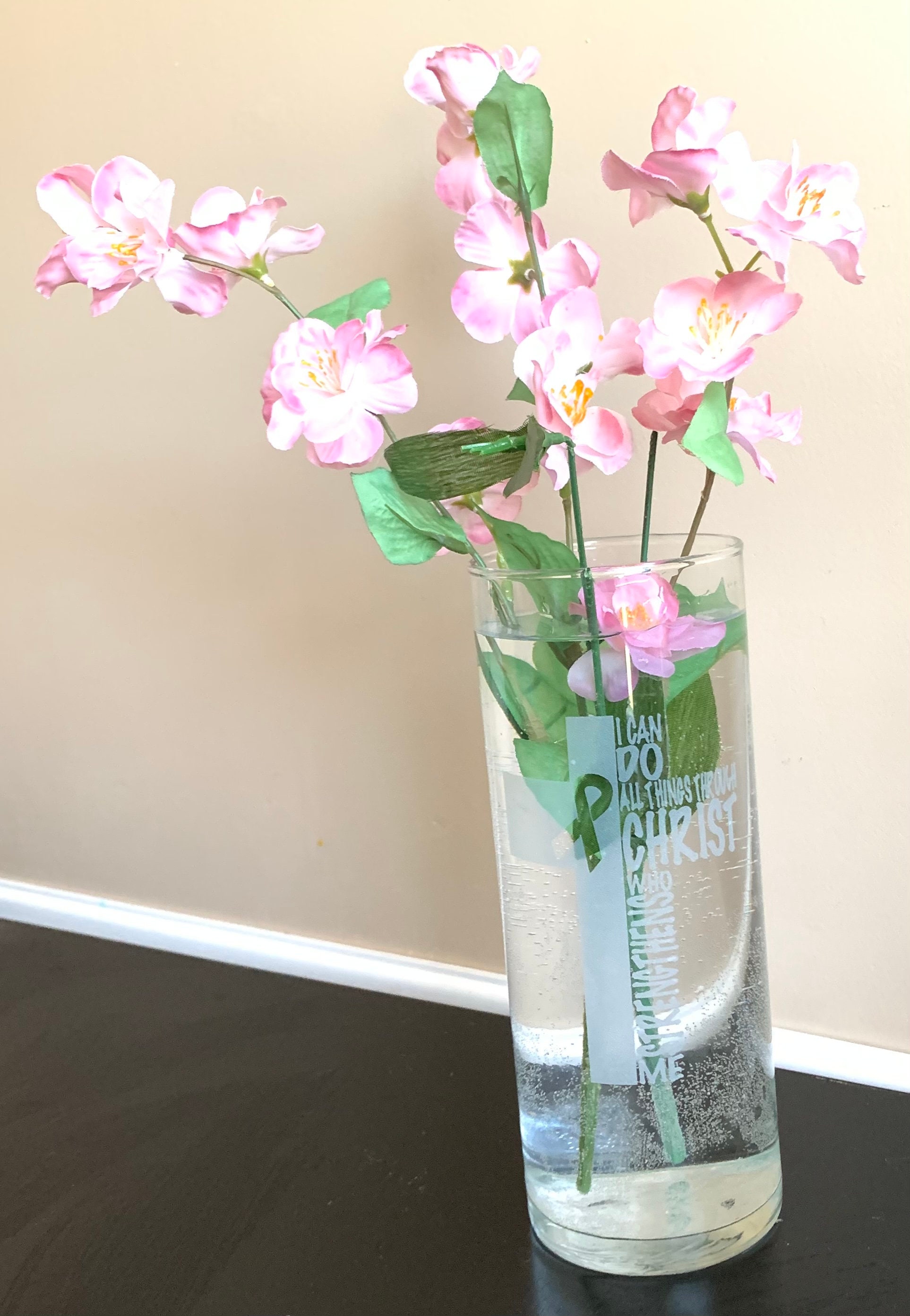 Breast Cancer Flower Vase Breast Cancer Friend Gift-breast - Etsy
