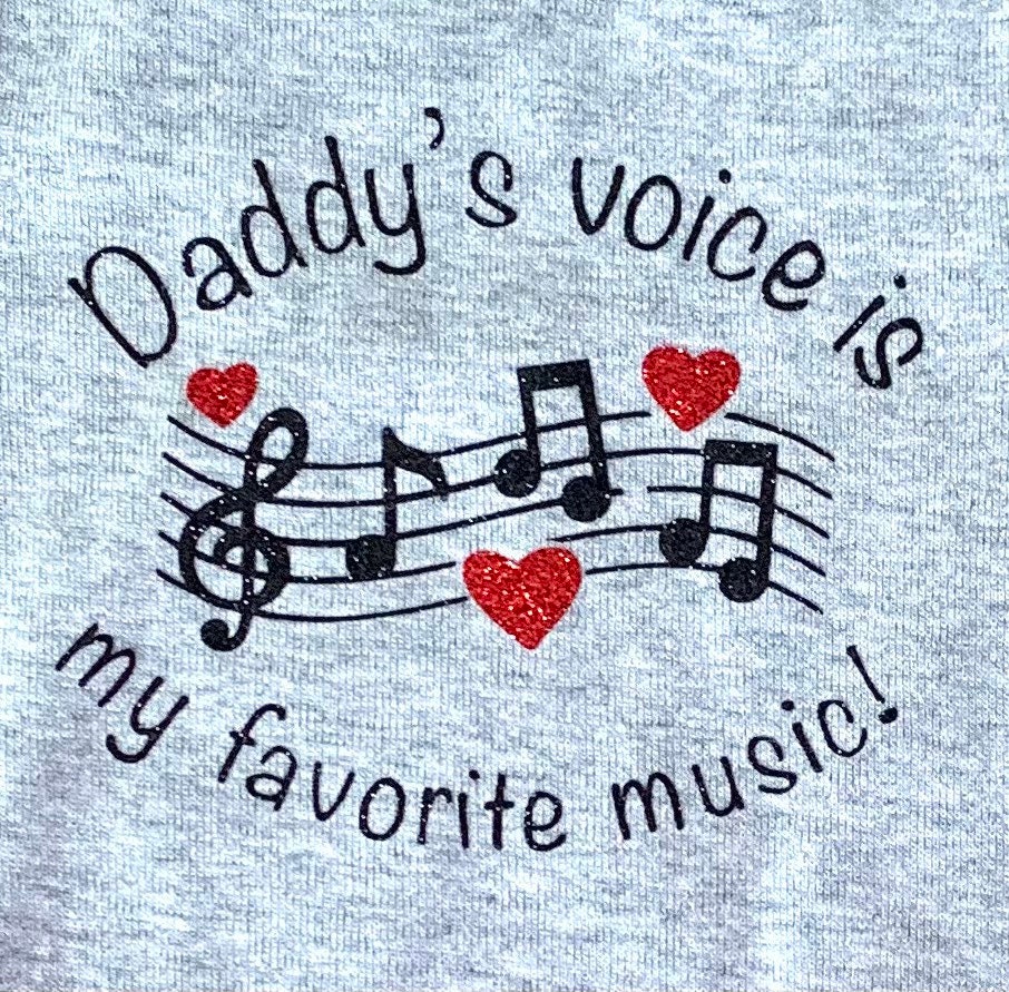 Music Baby Onesie® Mommy or Daddy | Musician Parent Gift| Musical Mommy ...
