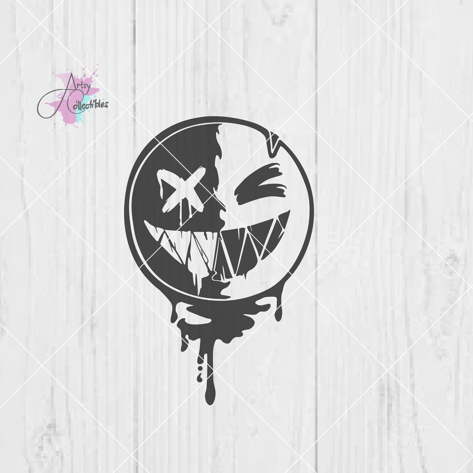 Evil Grin Smiley Evil Grin Svg Evil Slasher Svg Evil - Etsy