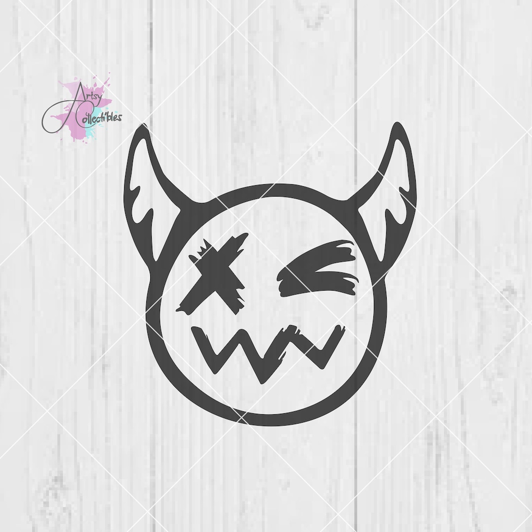 Devil Emoji Cute Devil Smiley smiley Svg Emoji Svg Evil Slasher Svg ...