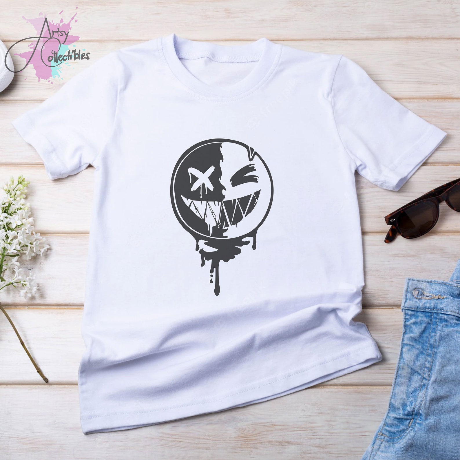 Evil Grin Smiley Evil Grin Svg Evil Slasher Svg Evil - Etsy