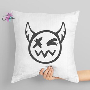 Devil Emoji Cute Devil Smiley smiley Svg Emoji Svg Evil Slasher Svg ...