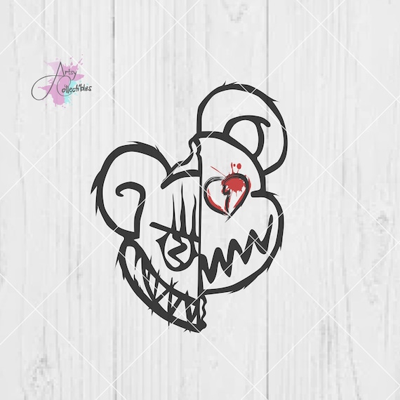 Ripped Teddy Bear Drawing