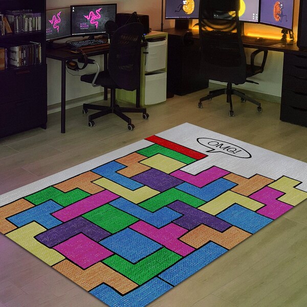 Tetris Rug - Etsy