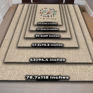 Camper Rug, Rv Decor, Outdoor Rug for Camping Decor, Van Life Must ...