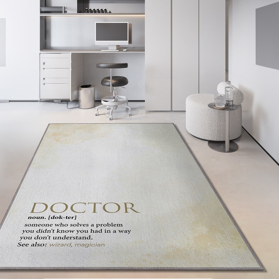 Minimalist Definition of Doctor Rug, Gift for Doctor, Doctor Gift ...