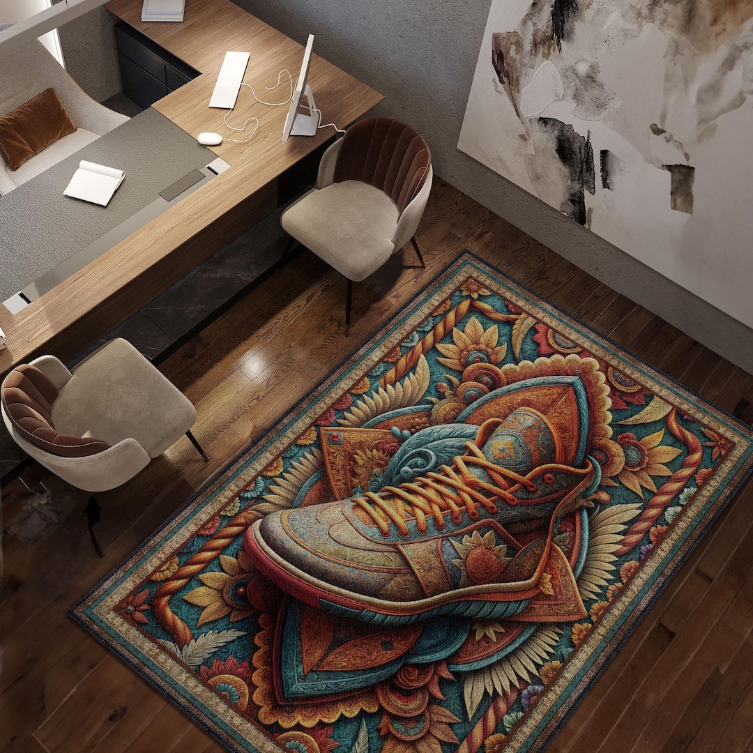 Coolrug for Aesthetic Room Decor, Shoe Rug for Hypebeast Decor ...