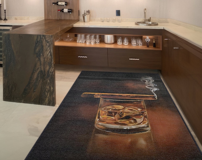 Bar Theme Cocktail Kit Decor Bar Themed Decor Bar Rugs Bright Area Rug ...