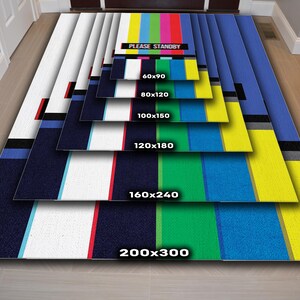 Cool Colorful Rug for Funky Home Decor, Hypebeast Rug for Y2K Room ...
