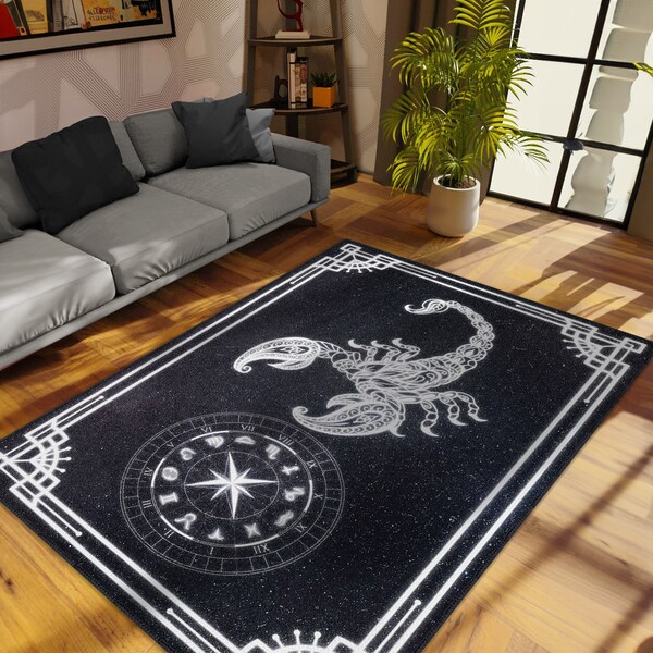 Funny Cat Rug for Quirky Home Decor, Funky Rug for Cat Aesthetic Decor ...