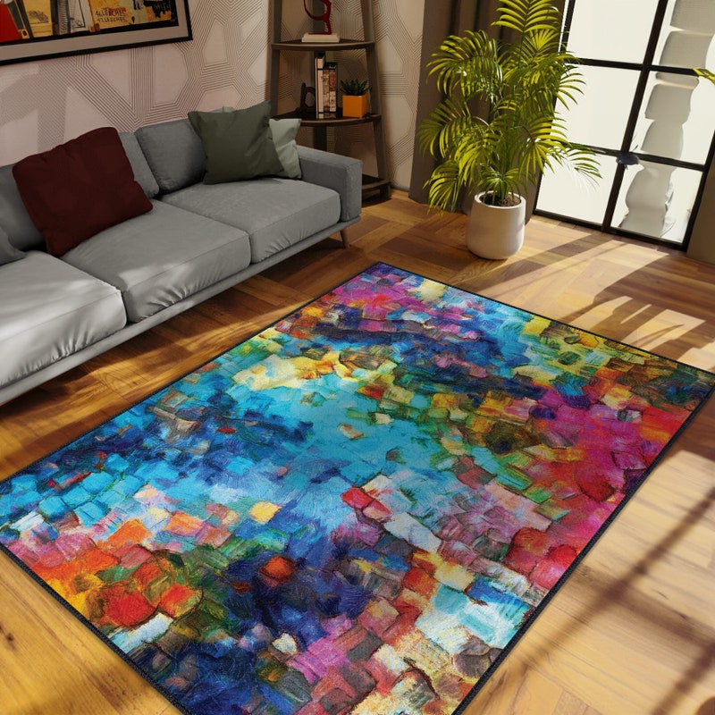 Abstract Rug - Etsy