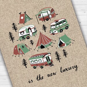 Camper Rug, Rv Decor, Outdoor Rug for Camping Decor, Van Life Must ...